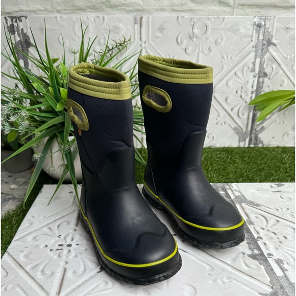 Bogs | Shoes | Bogs Grasp Pull On Insulated Rain Boots 1 Toddler | Poshmark